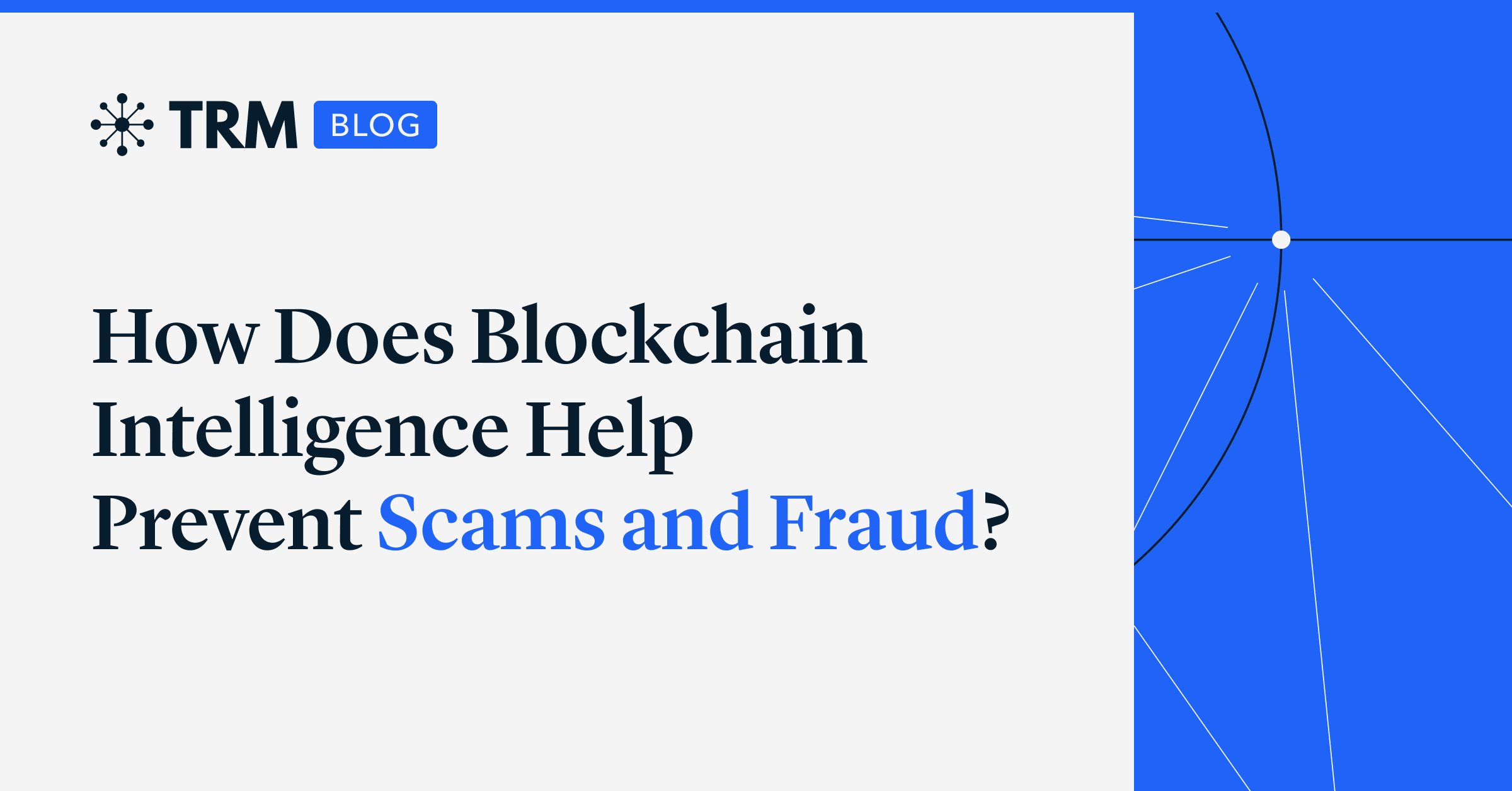 How Does Blockchain Intelligence Help Prevent Scams and Fraud? | TRM Blog